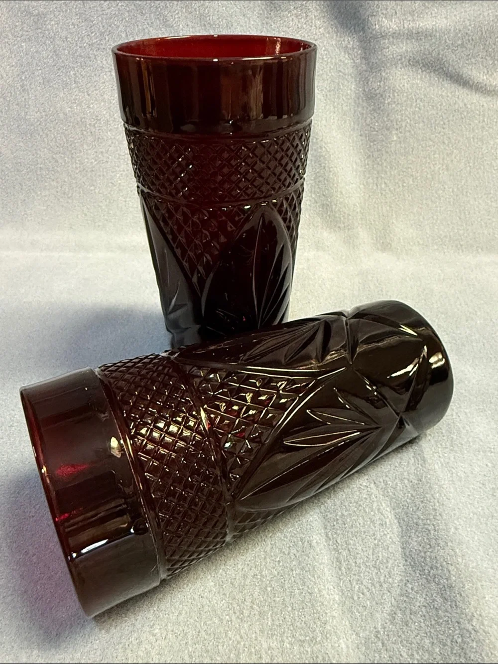 Cristal D’Arques | Dining | Cristal Darques Durand Ruby Red Cutglass ...